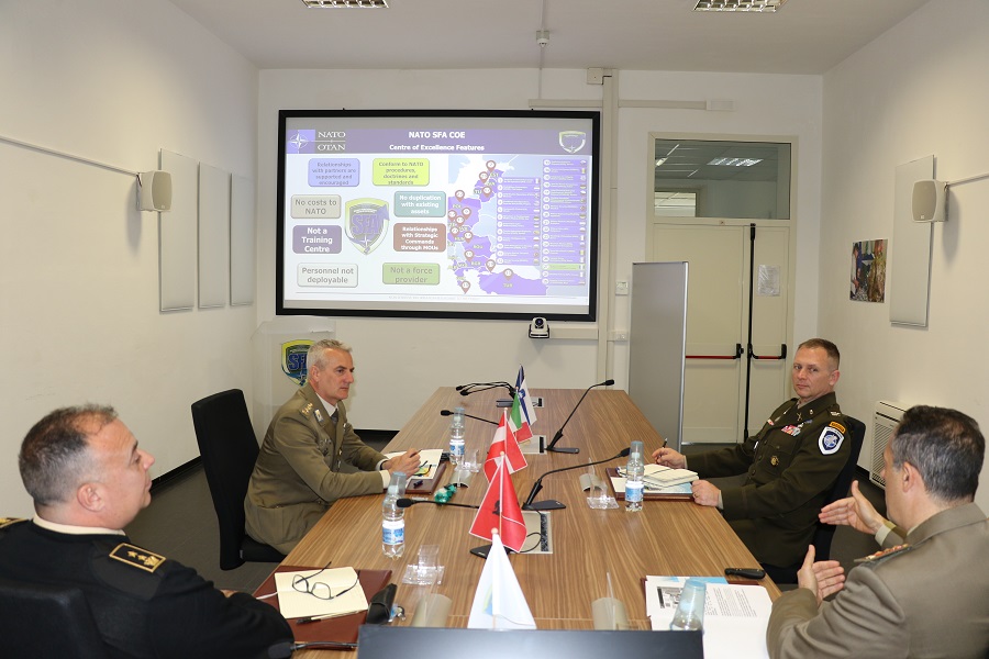NSO Commander visited the NATO SFA COE - NATO SFA COE
